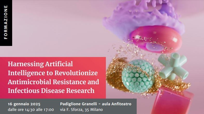 #FORMAZIONE [16.01] Harnessing Artificial Intelligence to Revolutionize Antimicrobial Resistance ...